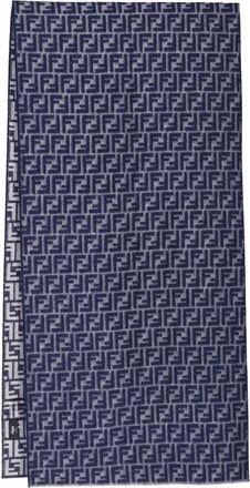 Fendi Virgin Wool Scarf Ff
