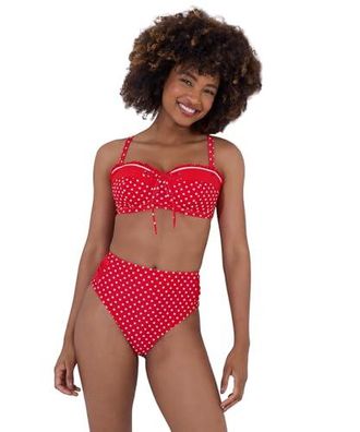 Joe Browns Retro Polka Dot Swim Briefs Slips de Bain, Rouge, 38 Femme