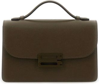 Victoria Beckham Womens Mini Dorian Bag Brown Calf Leather Shoulder