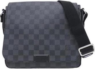 Louis Vuitton Sac bandouli&egrave;re Damier Graphite Pre-owned - Femme - Pre-owned - Bleu - Taille: ONE Size