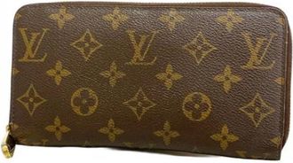Louis Vuitton unisex, Pre-owned, Brun, Taille: ONE Size Portefeuille en tissu Pre-owned