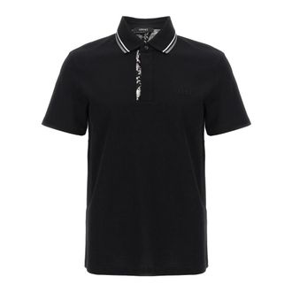 Versace Klassisches Poloshirt in Verschiedenen Farben - - Tops - Herren - Schwarzk - XS