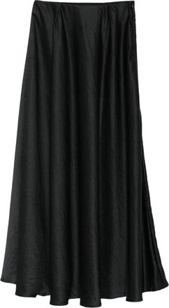Forte_Forte chemise en satin - Noir