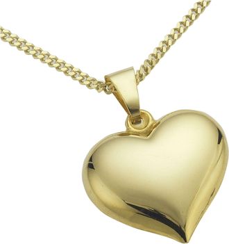 Fascination by Ellen K Halskette Gold 333 Motiv Herz
