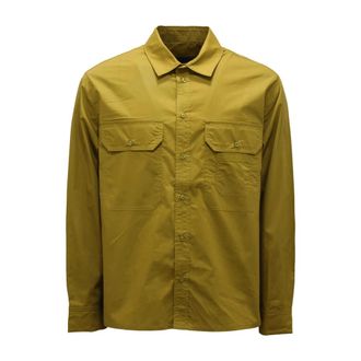 Neil Barrett Oversize Fit Acid Green Overshirt - - Shirts - Herren - Gr&uuml;n - M