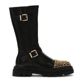 Kazar Stiefel auf einer dicken Sohle verziert mit Strasssteinen - - Shoes - Damen - Schwarzk - 36 EU