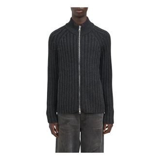 Our Legacy Ultra Zip Funnel - Homme - Pulls - Gris - Taille: L