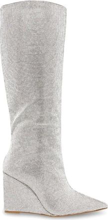 Steve Madden Femme, Chaussures, Gris, Taille: 39 EU Bottes au-dessus du genou