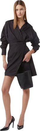 Silvian Heach Femme, Robes, Noir, Taille: 36 FR Robe Chemisier Courte