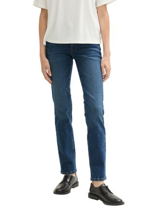 Tom Tailor Damen Alexa Straight Jeans,10281 - mid Stone wash Denim, 30/30