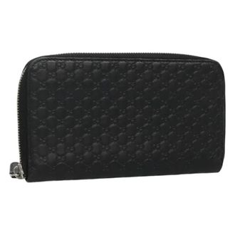 Gucci Pre-owned Leder Portemonnaies - - Pre-owned - Damen - Schwarzk - ONE SIZE