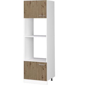 Vicco Armoire micro-ondes R-Line, Chêne Artisan, 60 cm, Vicco