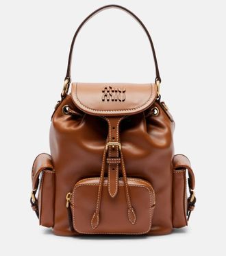 Miu Miu Rucksack aus Leder