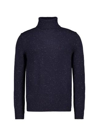 Pierre Cardin Herren Pullover blau Wolle gemustert