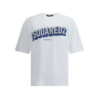 Dsquared2 Logoed Urban T-Shirt - - Tops - Herren - Wei&szlig; - M