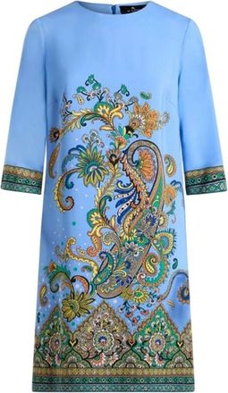 Etro Femme, Robes, Multicolore, Taille: 42 FR Robe Imprim&eacute;e Florale