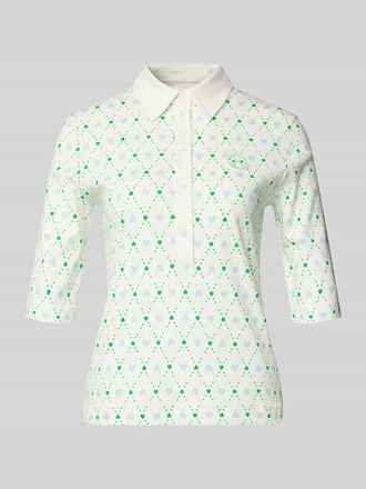 Marc Cain Slim Fit Poloshirt mit Logo-Applikation