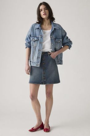Levi's Retro-Rock mit Knopfleiste vorn - Damen - Blau / Blau