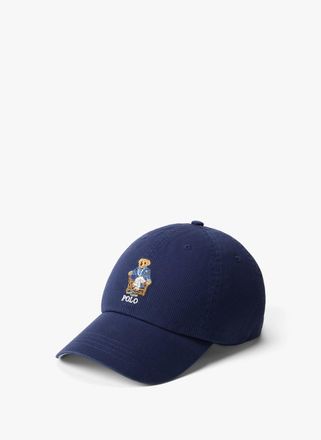 Polo Ralph Lauren Casquette Bear &agrave; logo brod&eacute; en coton