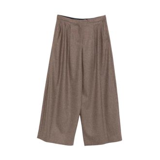 Max Mara Pantalon Panfilo - Femme - Pantalons - Brun - Taille: 36 FR