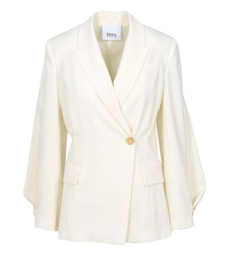 Erika Cavallini Semi Couture Erika Cavallini semi-couture vestes cr&egrave;me