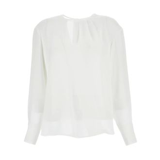 Max Mara Femme, Blouses et Chemises, Blanc, Taille: 42 FR Blouses
