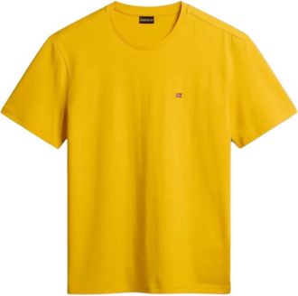 Napapijri Homme, Tops, Jaune, Taille: 2XL Salis Crew Neck T-Shirt
