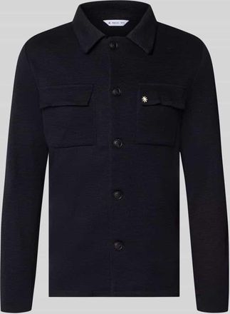 Manuel Ritz Regular Fit Overshirt mit Knopfleiste