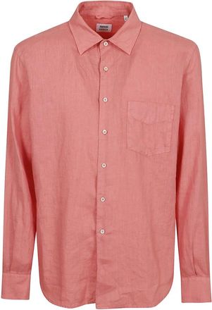 Aspesi Homme, Chemises, Rose, Taille: L Camicia in lino