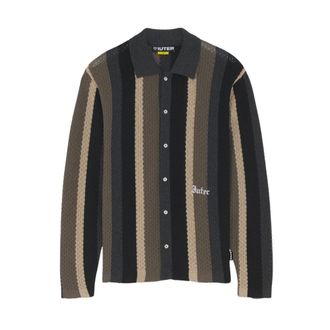 Iuter Iuter, Homme, Tops, Multicolore, Taille: XL T-shirt en maille ray&eacute;e