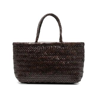 Dragon Diffusion Femme, Sacs, Brun, Taille: ONE Size Sac en Cuir Tress&eacute;