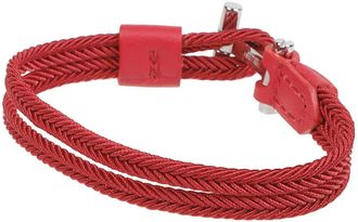 Tom Ford Armb&auml;nder - Braided Nylon Bracelet Red - Gr. L - in Rot - f&uuml;r Damen