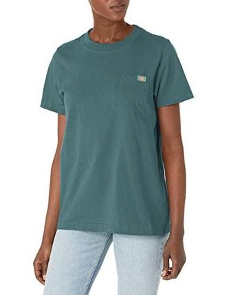 Dickies Short Sleeve Heavyweight T-Shirt, Lincoln Green, M Femme