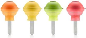 L&eacute;ku&eacute; Lollipop Eisformen, 4 St&uuml;ck, mehrfarbig