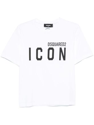 Dsquared2 t-shirt Icon Forever Easy - Blanc