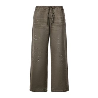 Acne Studios Wide Hosen - - Trousers - Herren - Gr&uuml;n - L