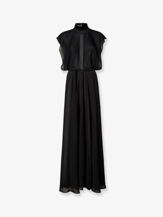 Fendi Georgette Dress - FENDI - gender_Woman