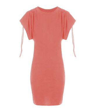 Isabel Marant Robe Zarko Coton Papaye