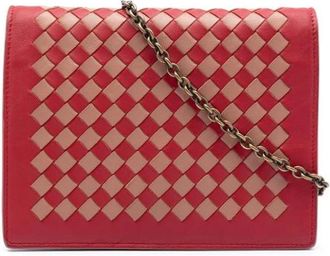 Bottega Veneta Sac bandouli&egrave;re Pre-owned - Femme - Pre-owned - Rouge - Taille: ONE Size