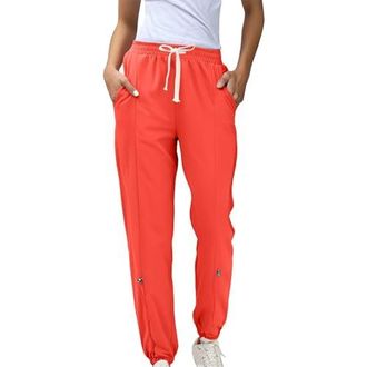 Generico Pantalon de sport pour femme dhiver pantalon de jogging pour femme avec poches taille haute pantalon de surv&ecirc;tement doux et confortable pantalon avec 