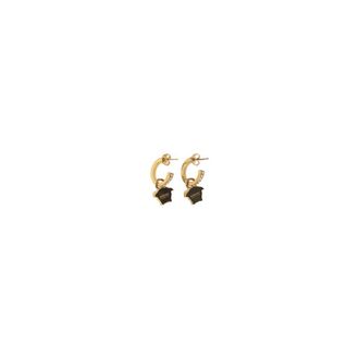 Versace Womens Gold Metal Earrings
