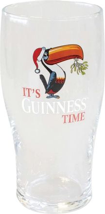 Guinness Shamrock Gift Company Guinness-Glas, 1 Pint (Guinness Weihnachtstukan Glas)