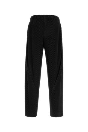 Homme Pliss&eacute; Issey Miyake SLASH Trousers - Black