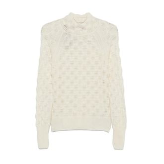 Ermanno Scervino Ensemble cadeau bonnet et gants Carlton - Femme - Pulls - Beige - Taille: 42 FR