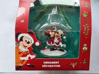 Disney Mickie und Minnie Mouse Maus Weihnachten Ornament Christbaumanhänger Weihnachtsbaumschmuck