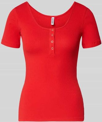 Pieces Slim Fit T-Shirt aus Bio-Baumwoll-Mix Modell KITTE