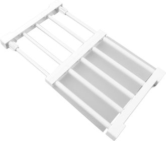 Brrnoo Verstellbare Kleiderschrank-Regale, Erweiterbare Schrankregal-Systeme, Stabile H&ouml;henverstellbare Spannstange f&uuml;r Schr&auml;nke und Aufbewahrungs-Organizer 