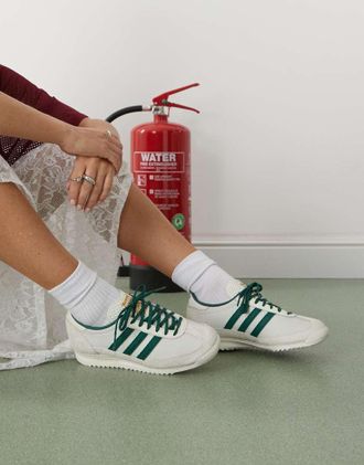 adidas Originals SL 72 OG - Sneaker in Weiß und Grün