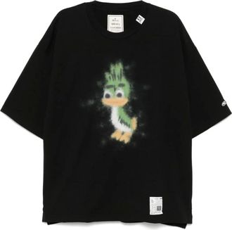 Miharayasuhiro Mihara Yasuhiro, Homme, Tops, Noir, Taille: XL T-shirt Col Rond Noir