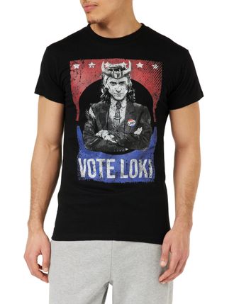 MARVEL MELOKIMTS032 T-Shirt, Schwarz, S